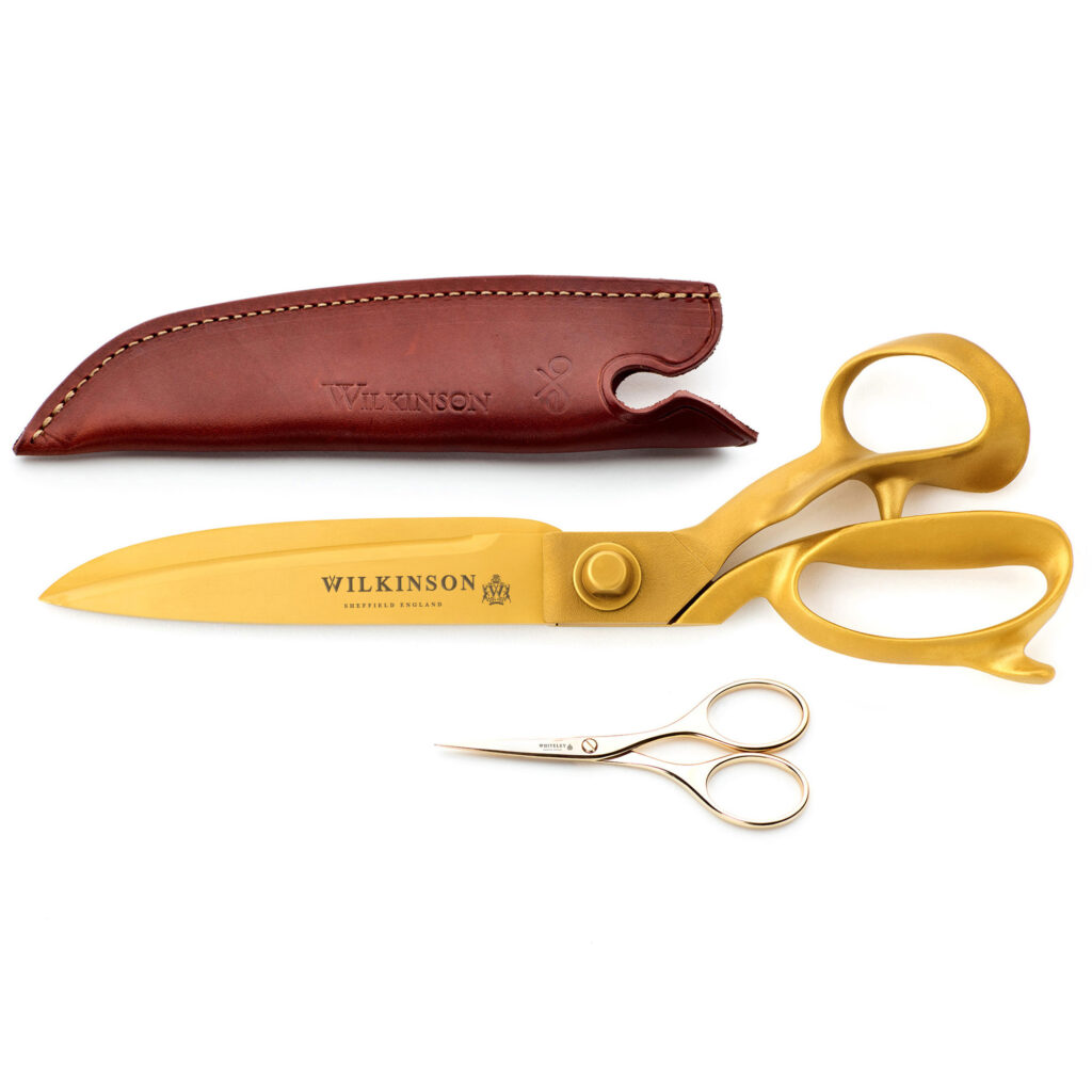 3 Piece Gold (TiN) Tailors Shear Set | Whiteley
